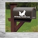 Fox Mailbox Decal, Fox Custom Mailbox Decal, Fox Address Decal, Mailbox ...
