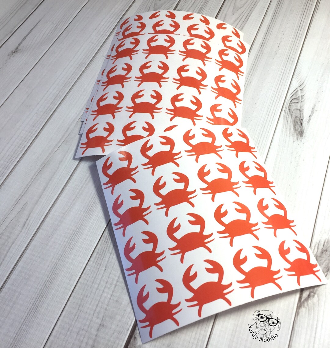 Crab Stickers, Crab Planner Stickers, Crab Stickers, Crab Sticker Set ...