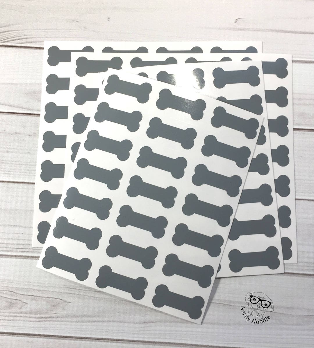 Dog Bone Stickers, Bone Stickers, Dog Bone Envelope Seals, Dog Bone ...
