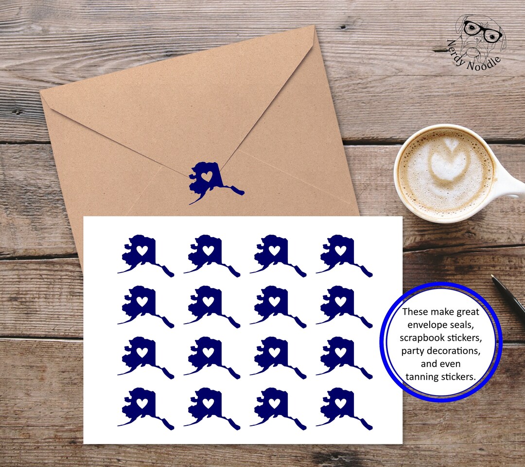 Alaska Stickers, Alaska Planner Stickers, Alaska Sticker Set, Alaska ...