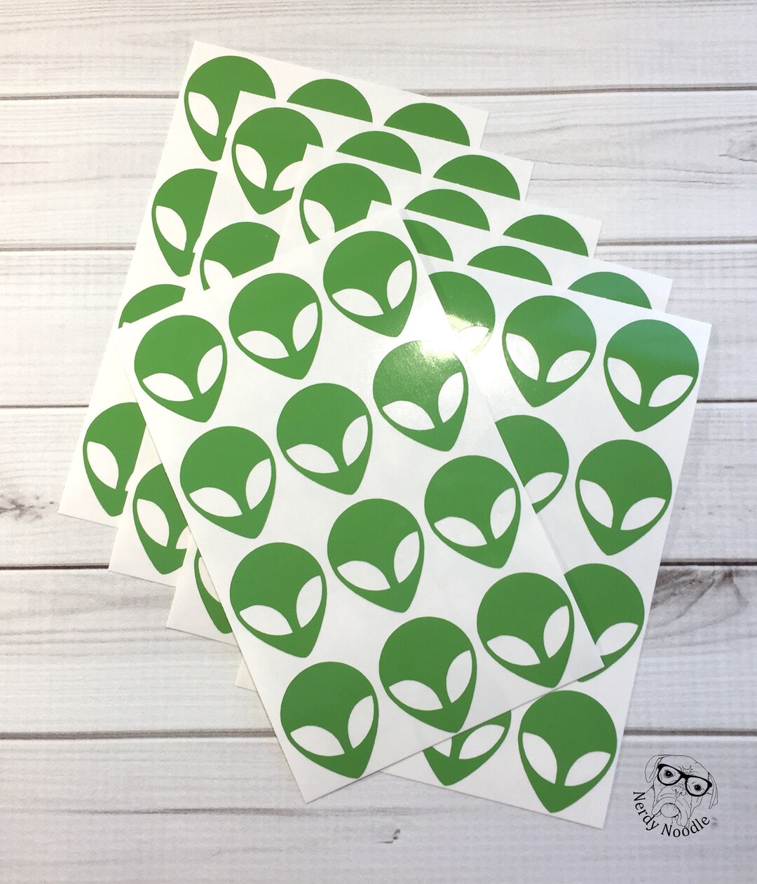 Alien Stickers, Alien Sticker Set, Alien Envelope Seals, Alien Planner ...