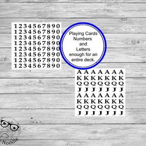 Playing Card Stickers, Card Deck Stickers, Poker Suits Stickers, Poker ...