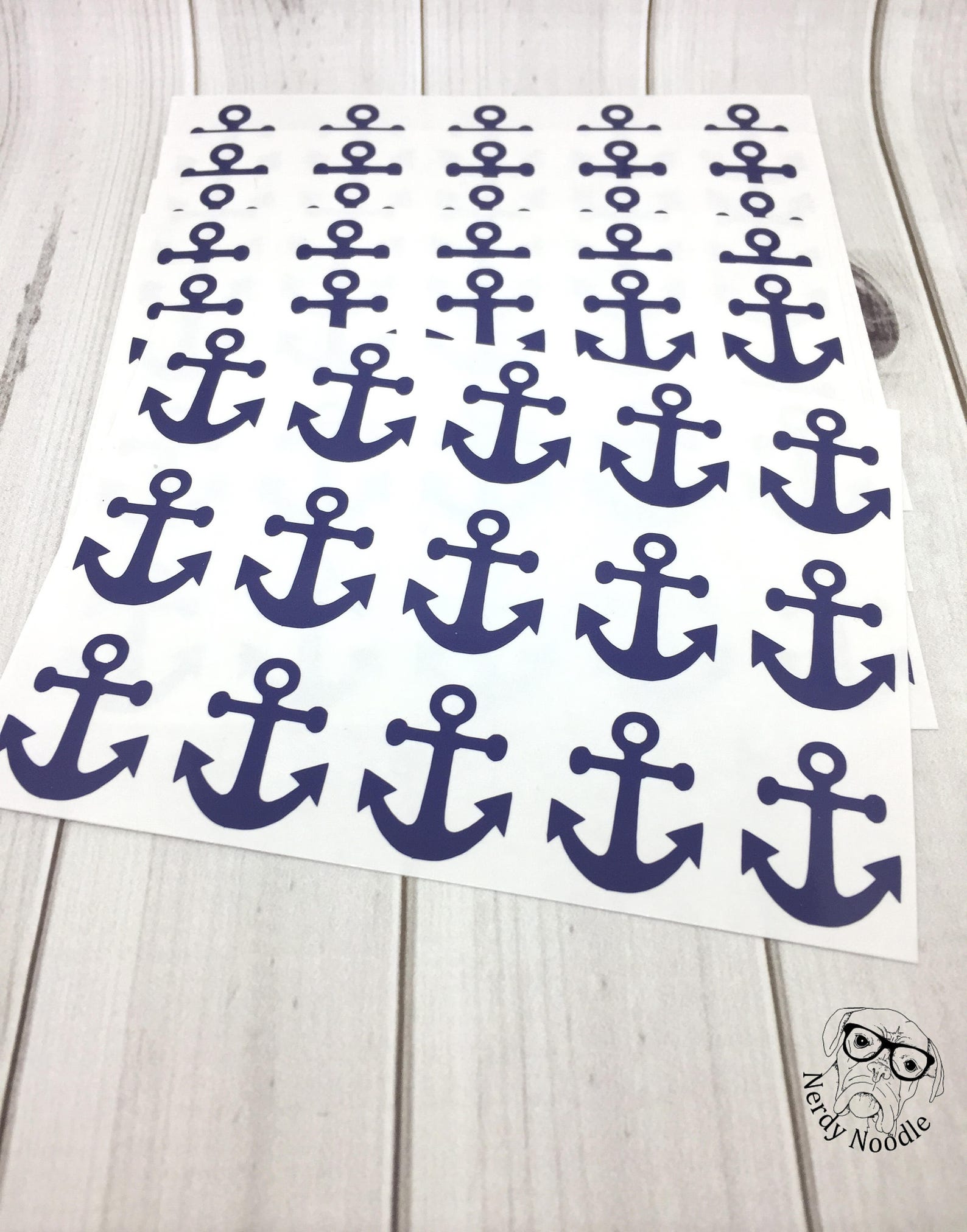 Anchor Stickers Anchor Sticker Set Anchor Envelope Seals | Etsy