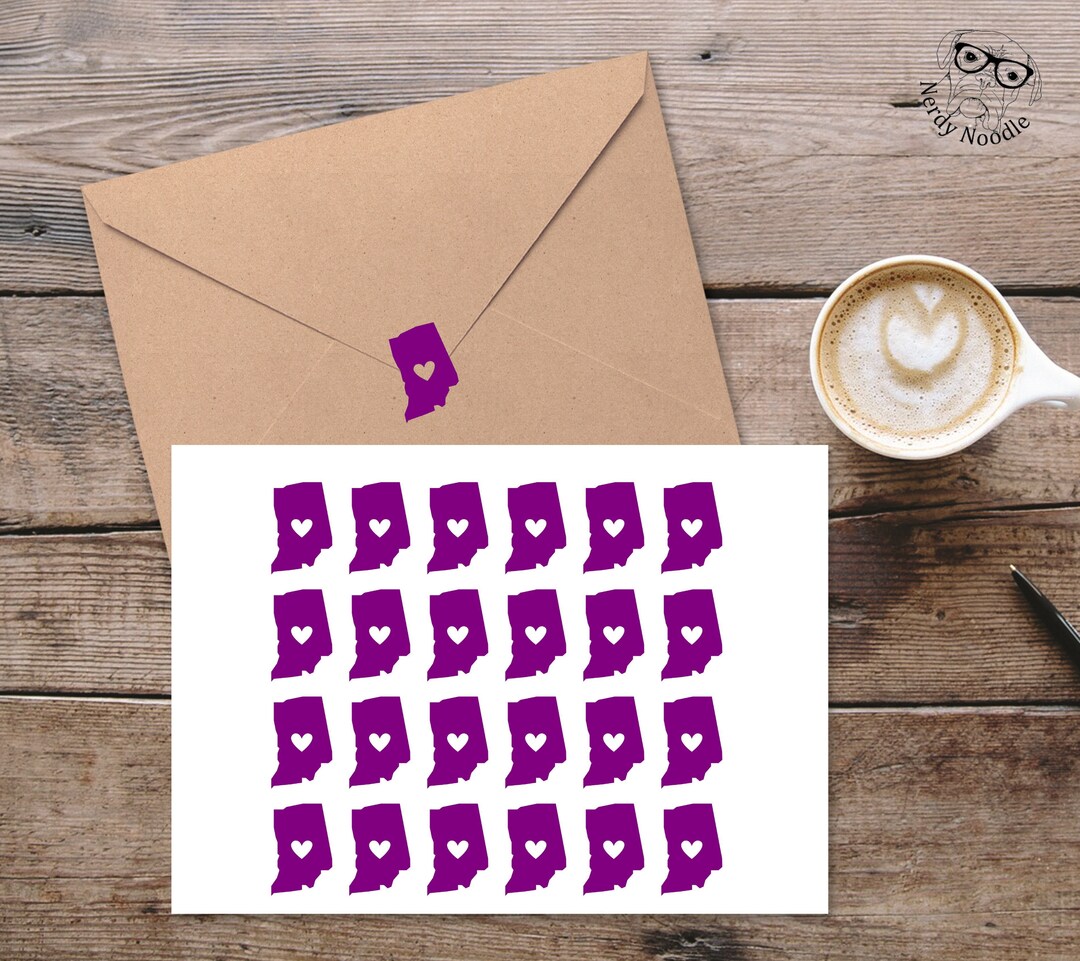 Indiana Stickers, Indiana Planner Stickers, Indiana Sticker Set ...