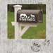 Horse Farm Mailbox Decal, Farm Mailbox Decal, Horse and Pony Mailbox ...