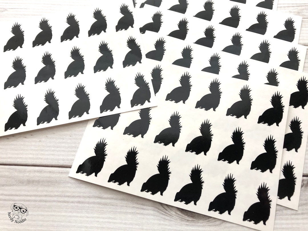 Skunk Stickers, Skunk Planner Stickers, Skunk Sticker Set, Skunk ...