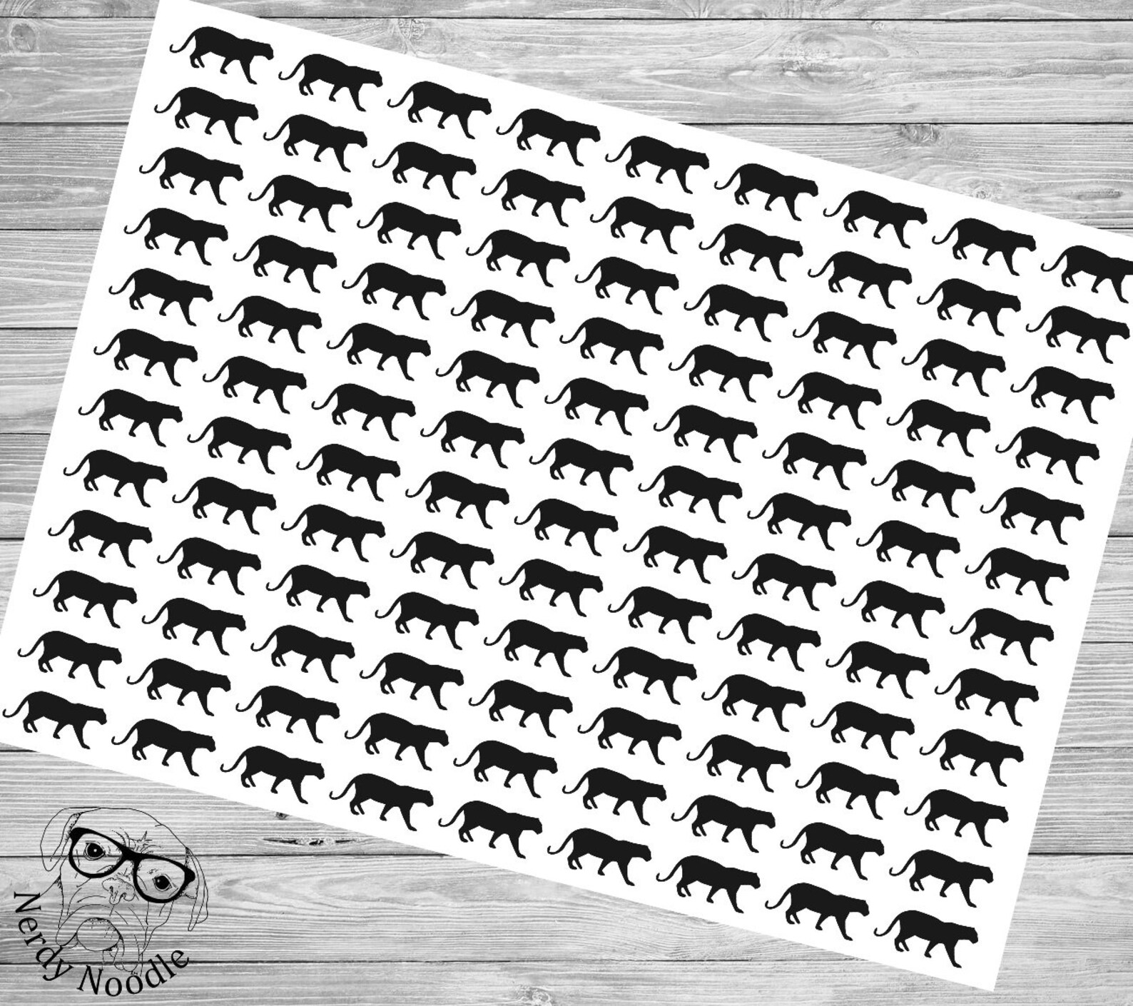 Leopard Stickers Leopard Planner Stickers Leopard Sticker - Etsy