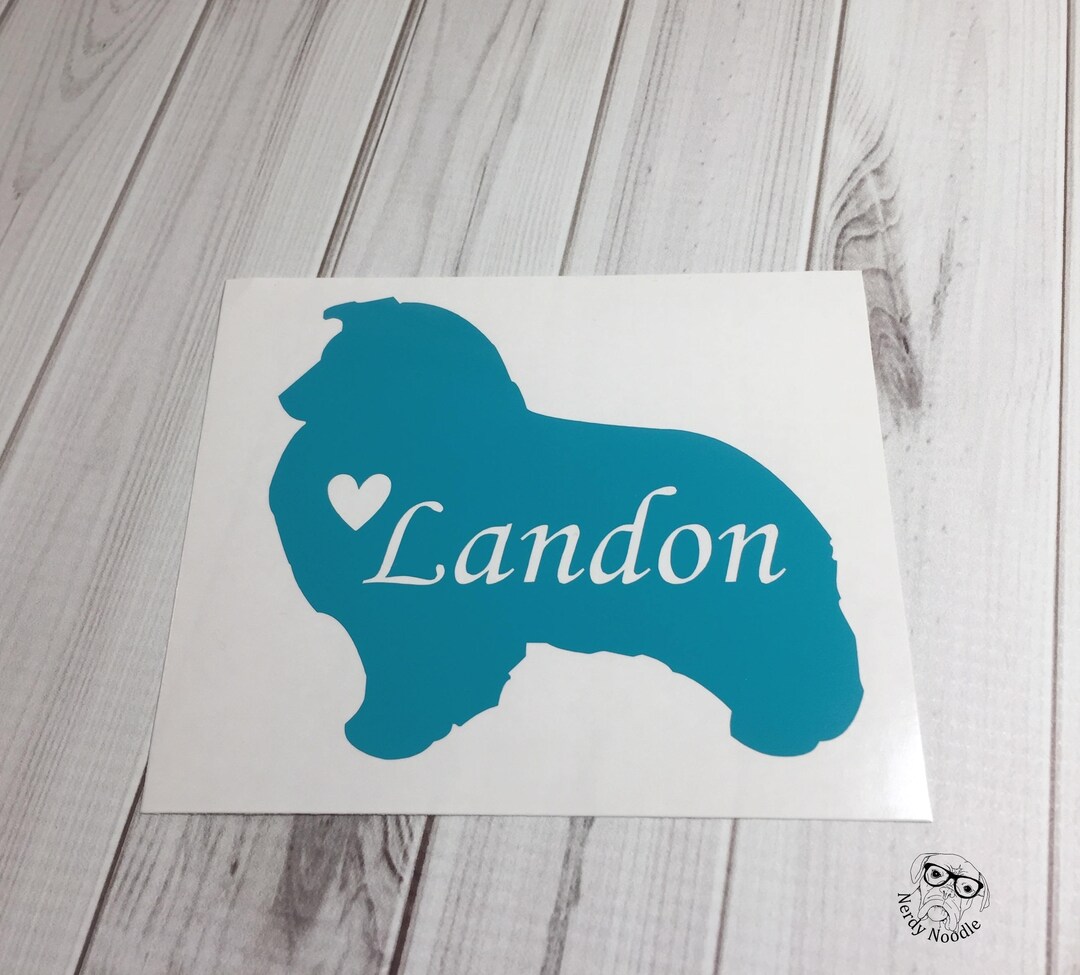 Shetland Sheepdog Decal, Sheetland Sheepdog Car Decal, Sheltie Laptop ...