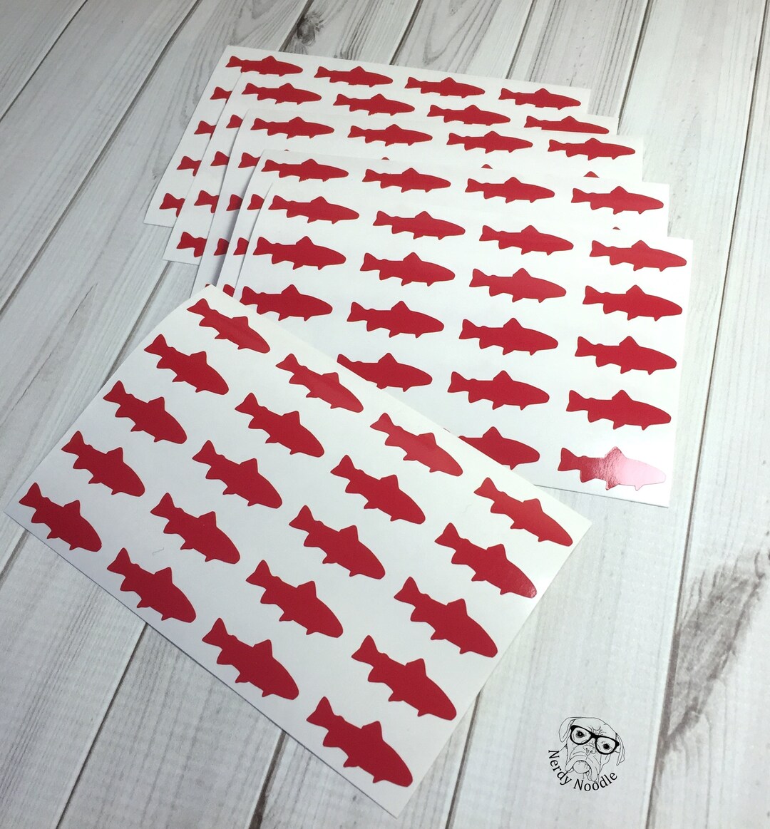Fish Stickers, Fish Planner Stickers, Fish Sticker Set, Fish Envelope ...