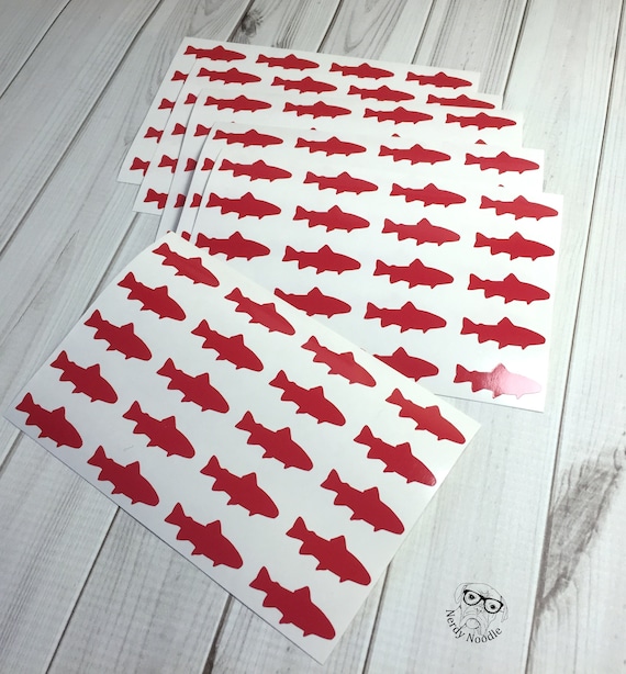 Fish Stickers Fish Planner Stickers Fish Sticker Set Fish - Etsy