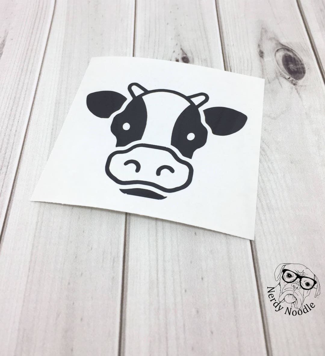 Cow Decal, Cow Car Decal, Cow Travel Tumbler Decal, Cow Mug Decal, Cow ...