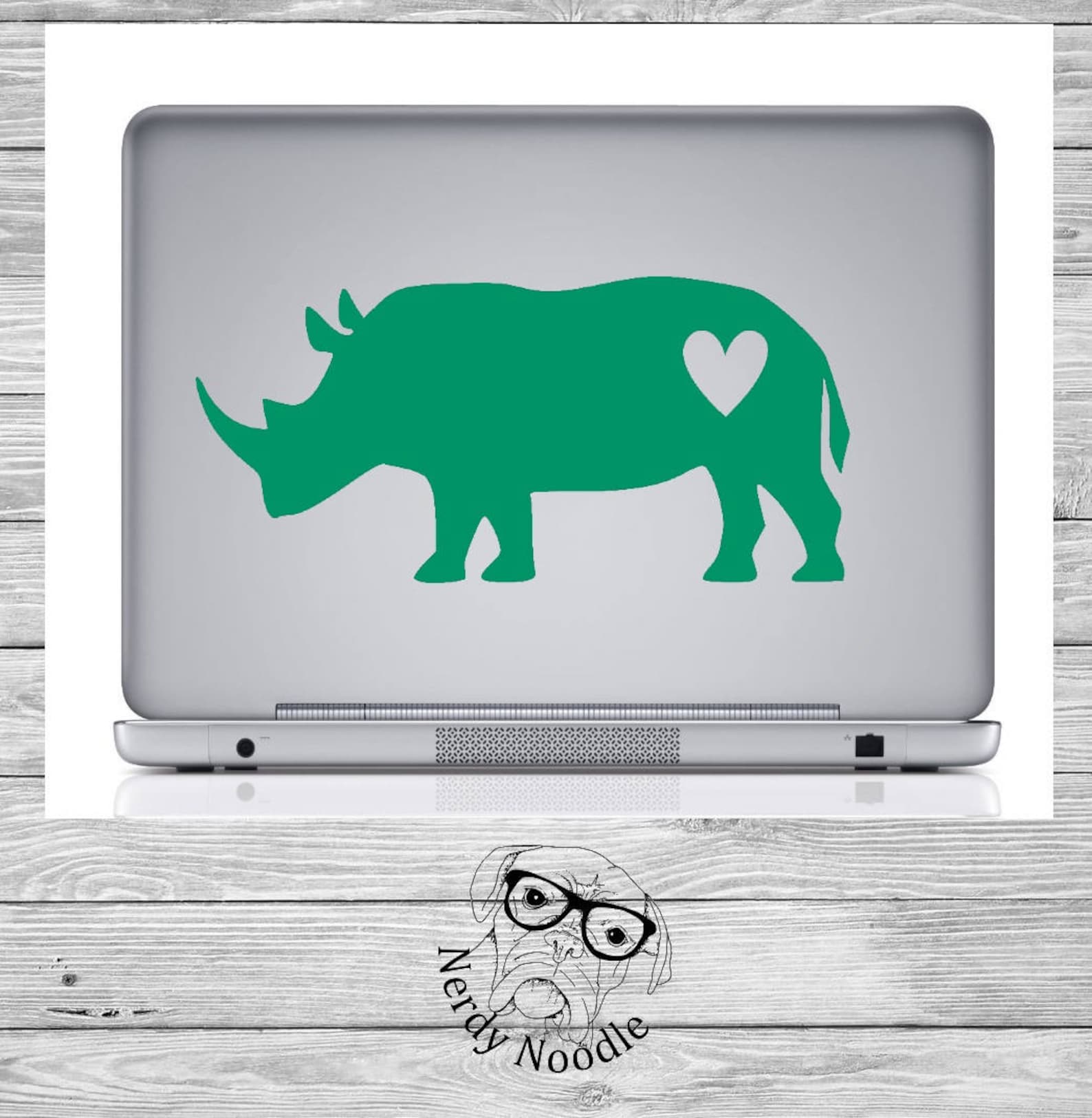 Rhino Decal, Rhino Car Decal, Rhino Travel Tumbler Decal, Mug Decal ...
