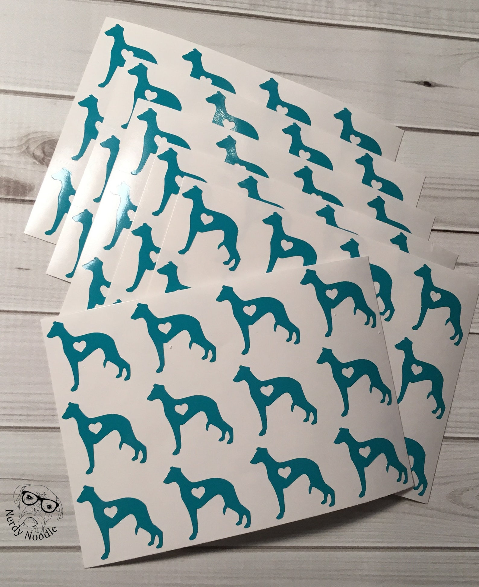 Whippet Stickers Whippet Sticker Set Whippet Envelope Seals - Etsy