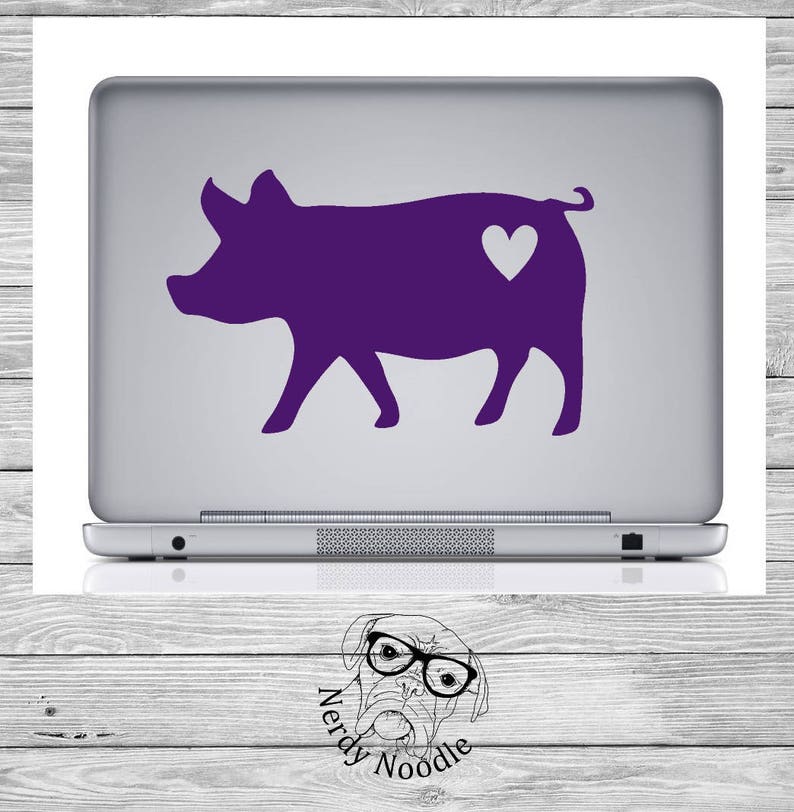 Pig Decal Pig Car Decal Pig Travel Tumbler Decal Pig Mug - Etsy