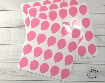 Personalised Balloon Decal Balloon Label Custom Vinyl Decal - Etsy