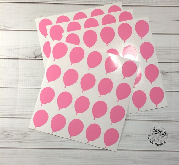Balloon Stickers Balloon Planner Stickers Balloon Sticker - Etsy