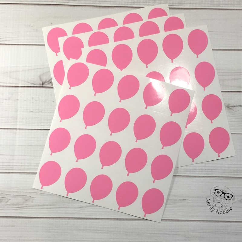 Balloon Stickers - Etsy