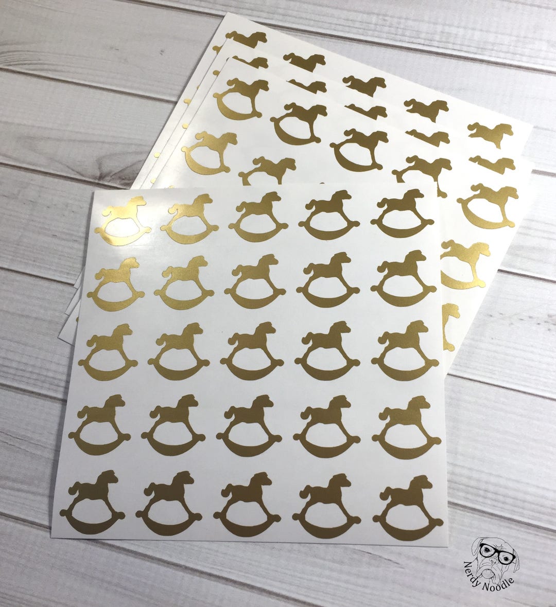 Rocking Horse Stickers, Rocking Horse Planner Stickers, Rocking Horse ...