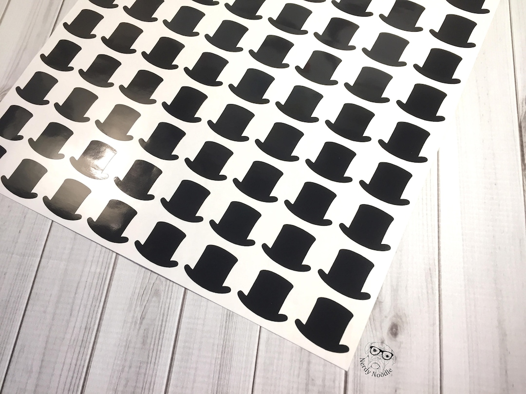 Top Hat Stickers, Top Hat Planner Stickers, Top Hat Stickers, Top Hat ...