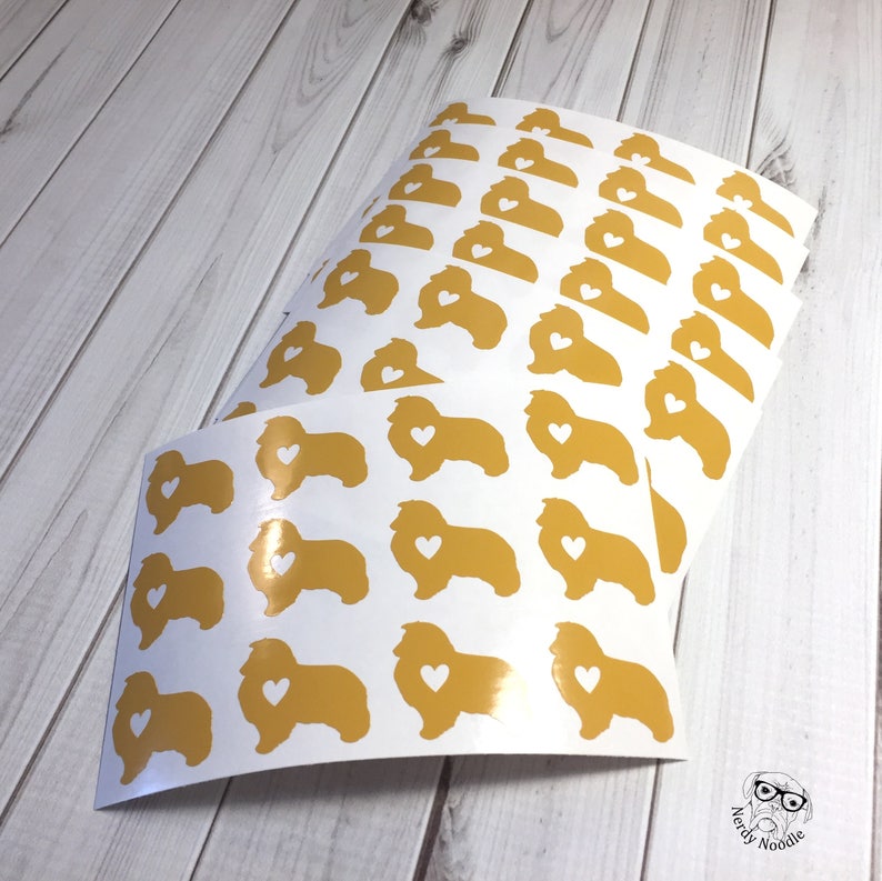 Shetland Sheepdog Stickers, Shetland Stickers, Dog Stickers, Shetland ...