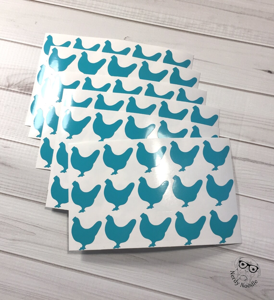 Chicken Stickers, Chicken Planner Stickers, Chicken Tanning Sticker ...
