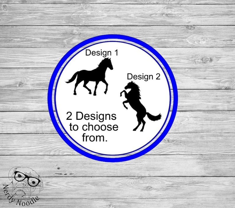 Galloping Horse Stickers, Horse Sticker Set, Horse Envelope Seals ...