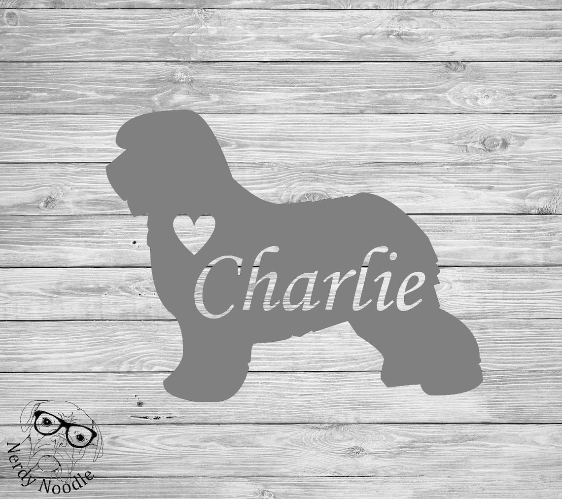 Old English Sheepdog Decal Old English Sheep Dog Car Decal | Etsy