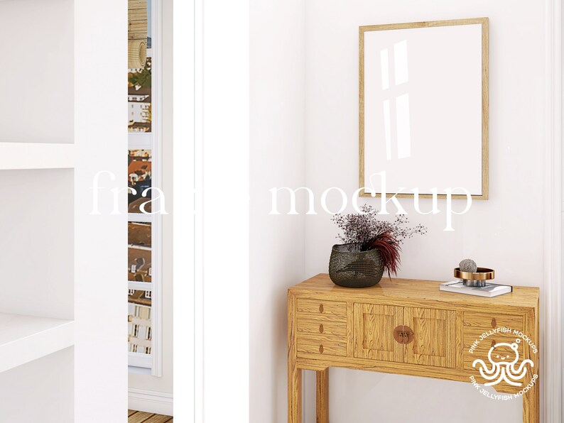 Frame Mockup Psd Interior Mockup Reflection Entry Side - Etsy