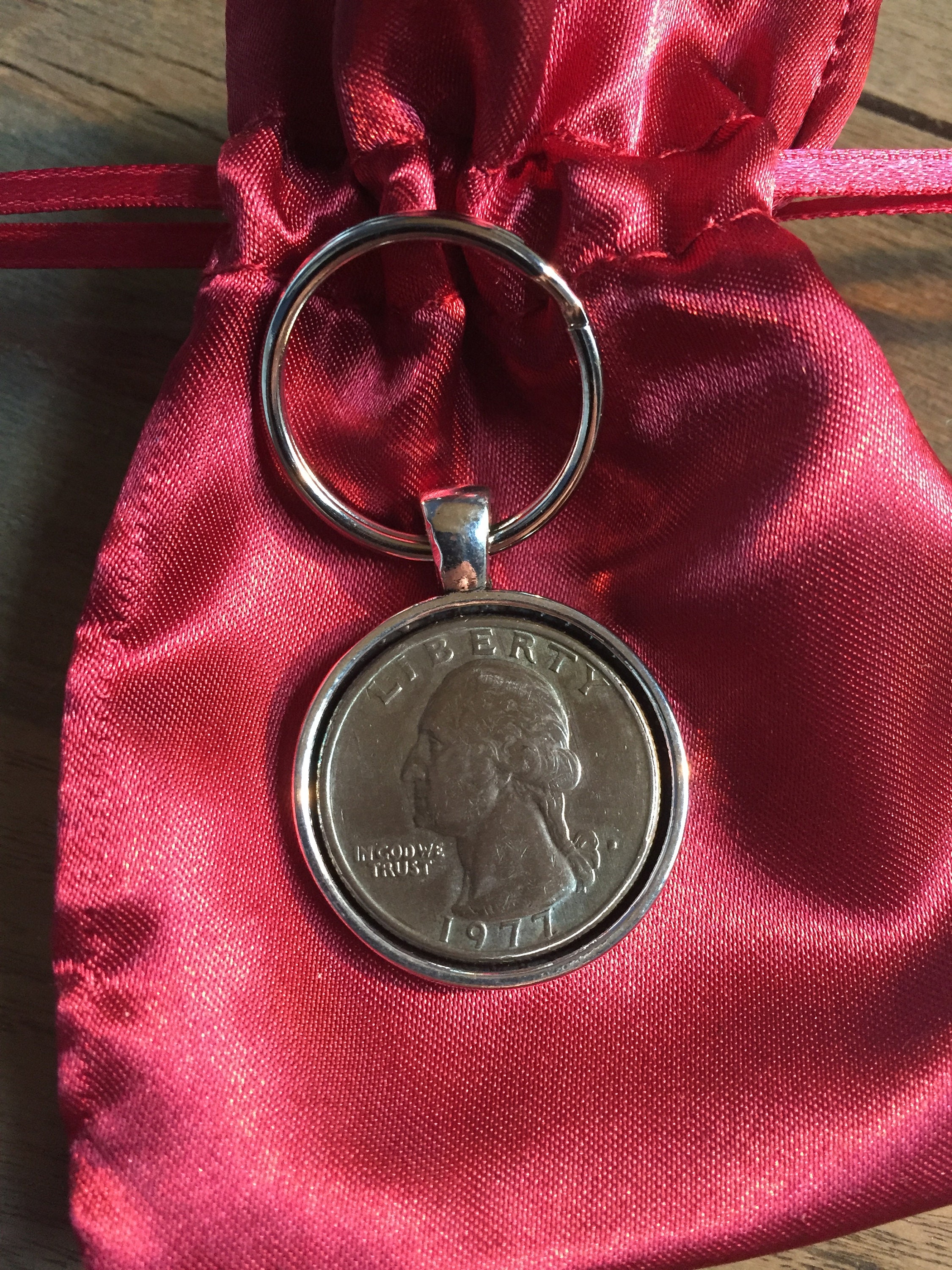 Class Reunion Penny, Quarter or Fifty Cent Piece Keychain - Custom Year ...