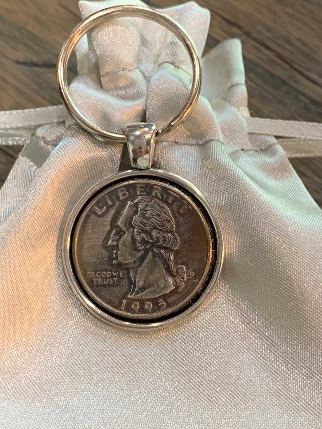 1995 Quarter Keychain - Etsy