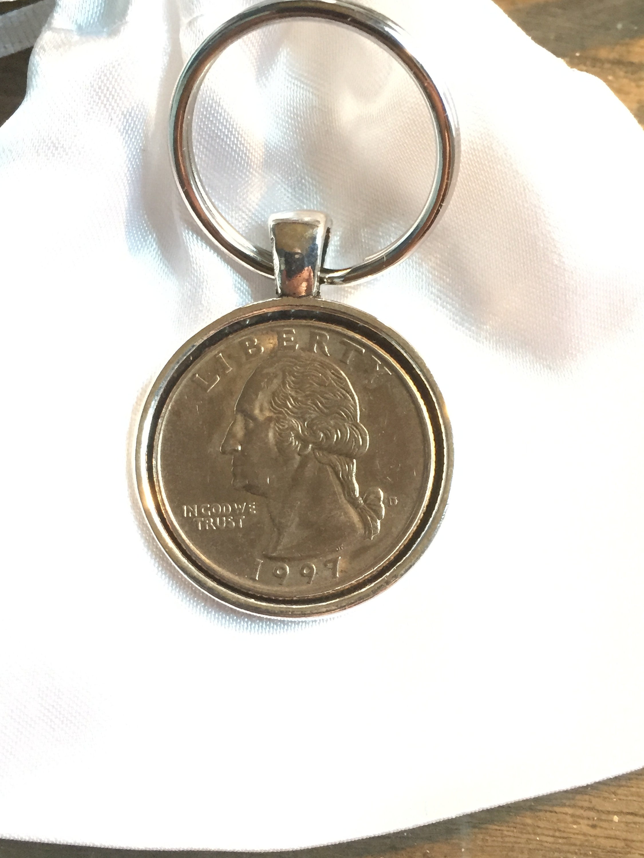 Class Reunion Penny, Quarter or Fifty Cent Piece Keychain - Custom Year ...