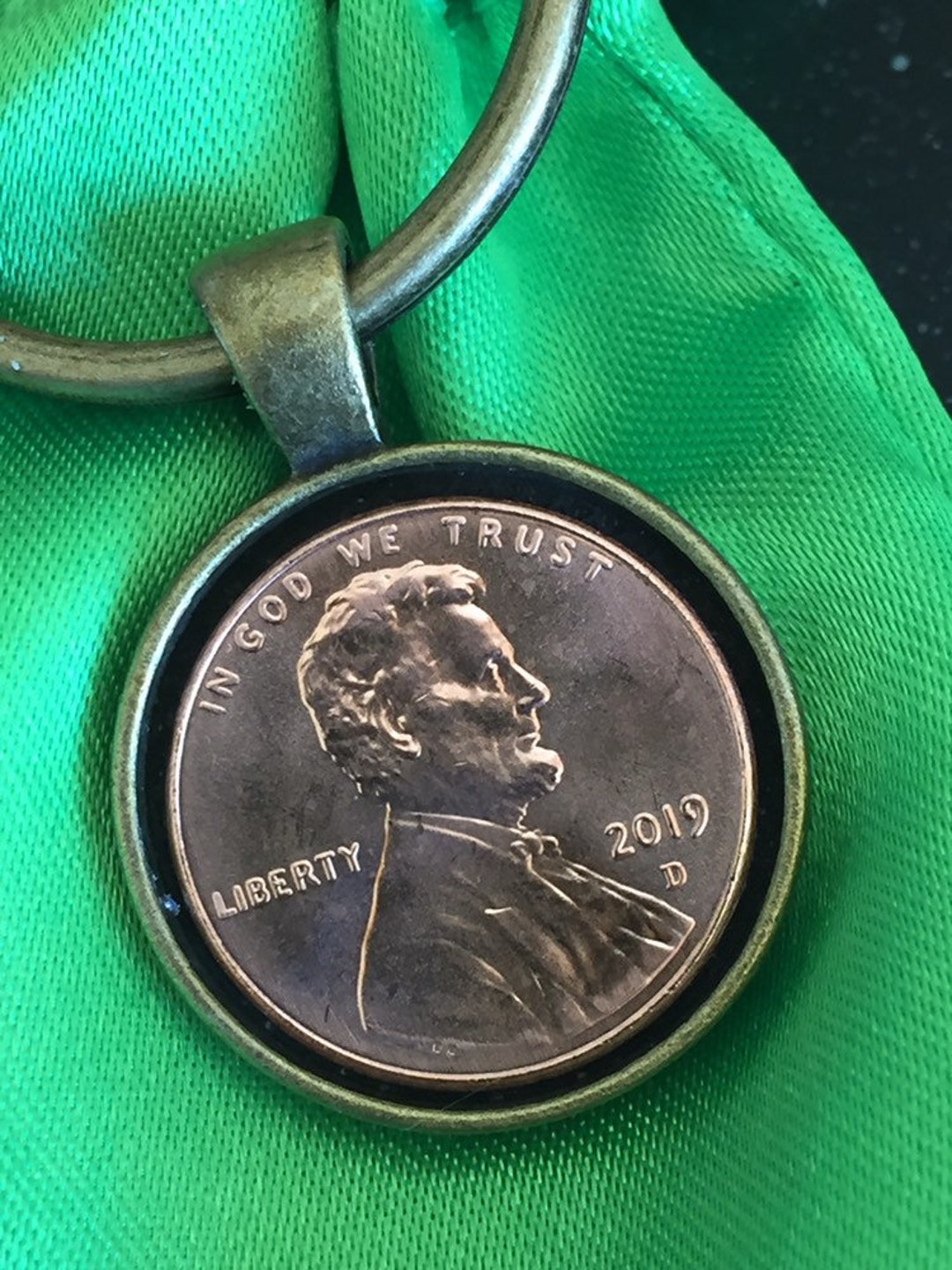 2019 Penny Keychain - Antique Copper - Etsy