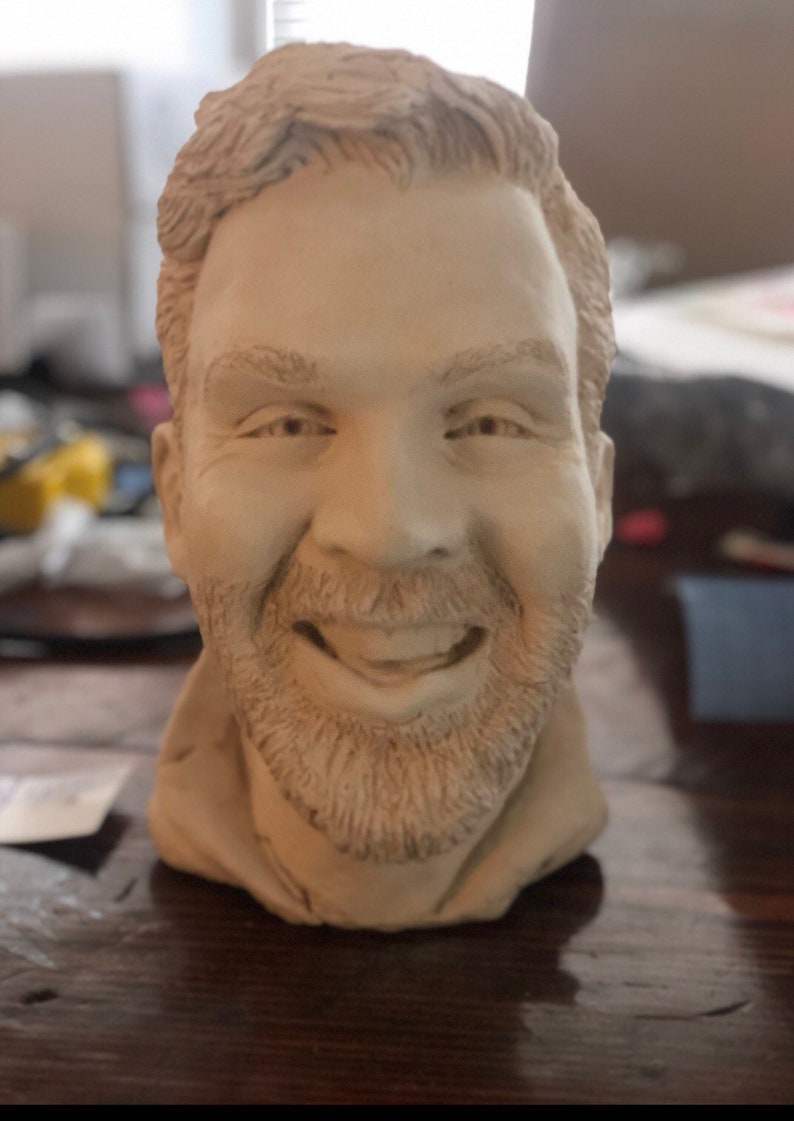 Custom Chia Pet Bust | Etsy