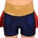 Kids Super Hero Ruffle Rump Dance Shorts // Gold SJ Waistband - Etsy