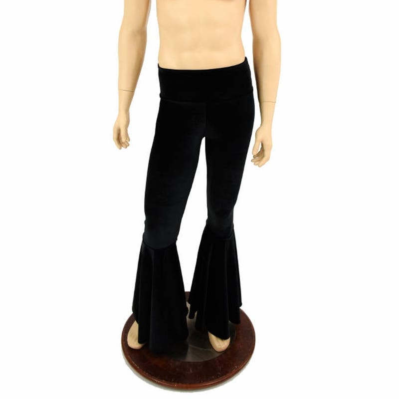 Velvet Bell Bottoms - Etsy