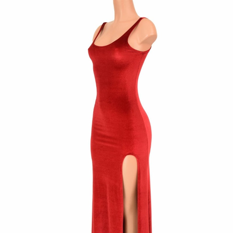 Red Dress Slit - Etsy