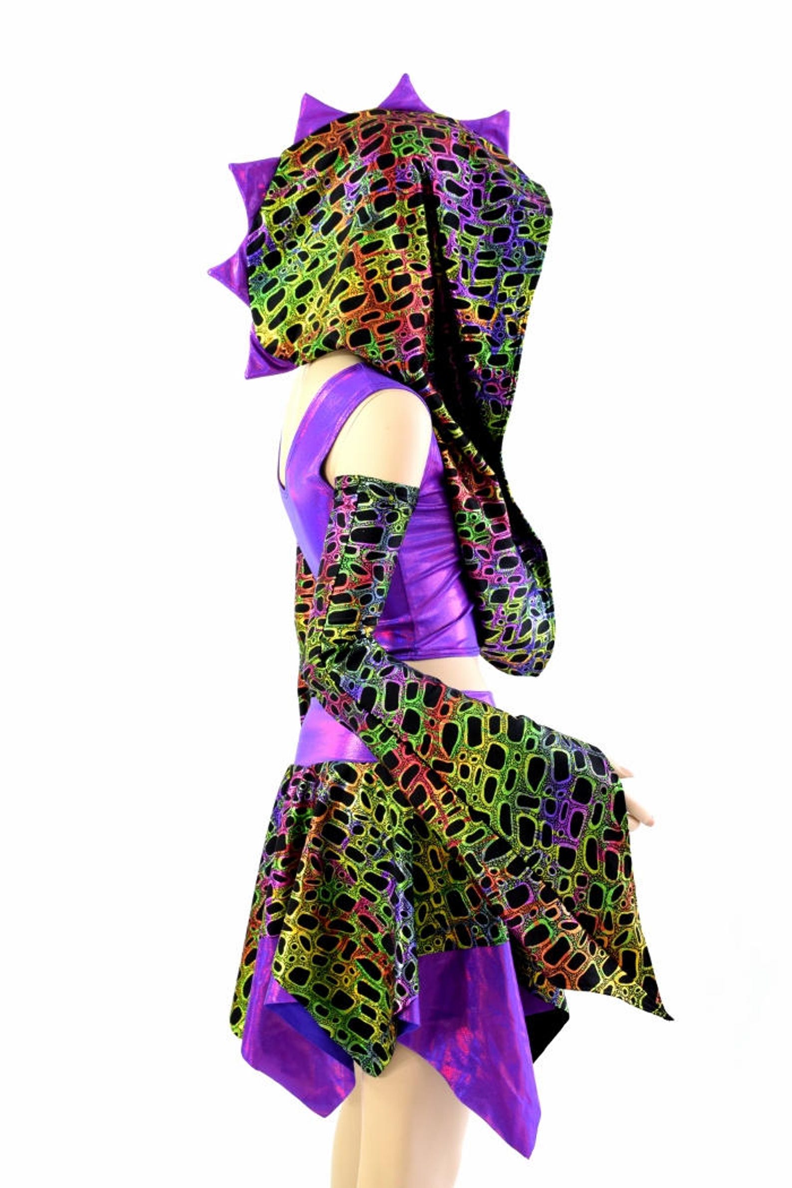 Weekender III Pixie Edition in Poisonous & Grape Holo W/spikes - Etsy