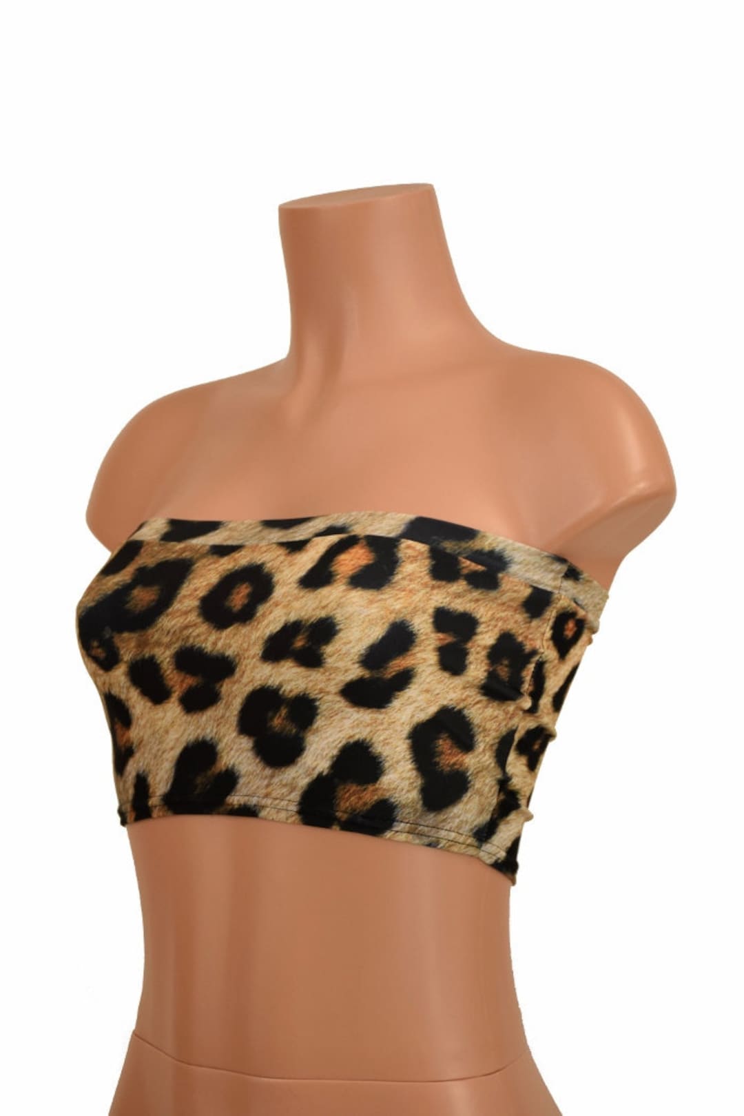 Leopard Print Strapless Tube Top - 156641 - Etsy