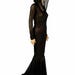 Glamorous, Bombshell Sheer Mesh See Through Hooded Gothic Gown With ...