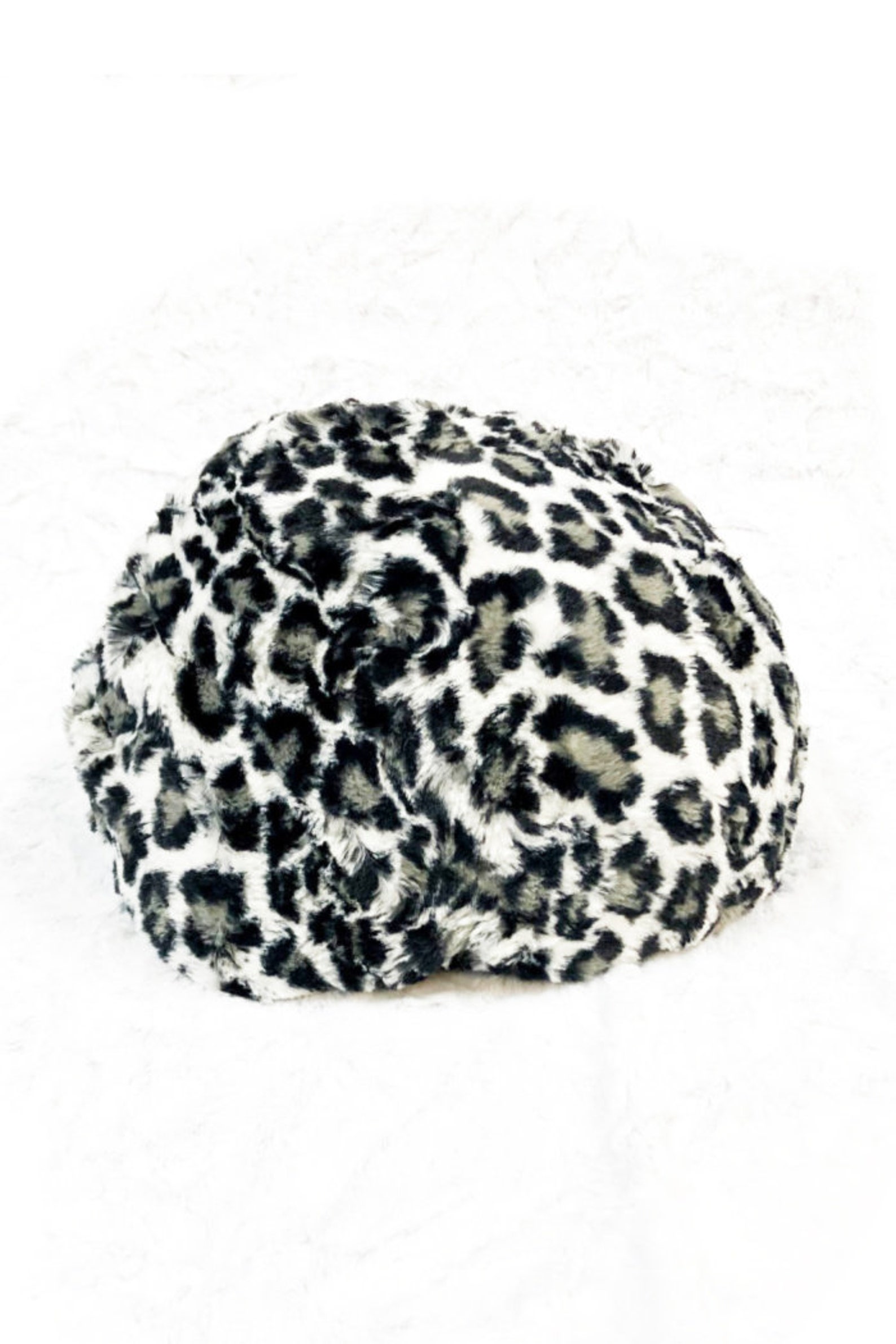 Snow Leopard Minky Faux Fur Roller Derby Helmet Cover (cover Only) - - Etsy