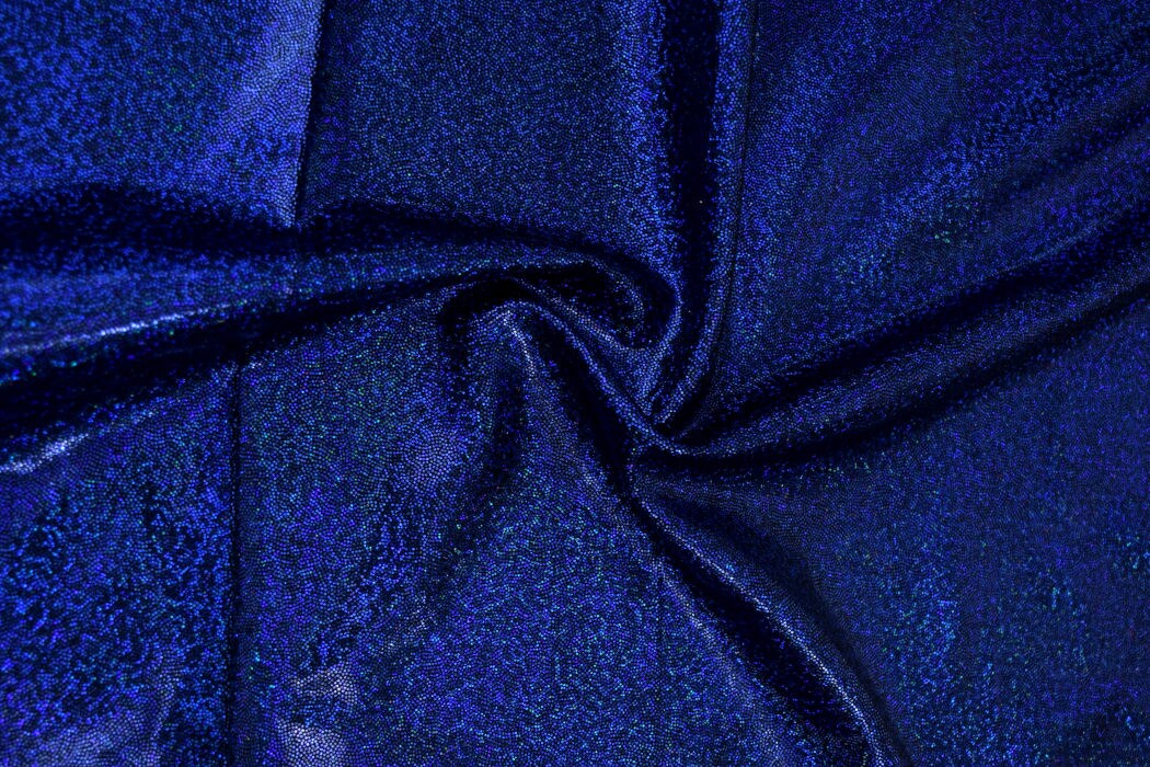 Blue Sparkly Jewel Four Way Stretch Spandex Fabric by the | Etsy