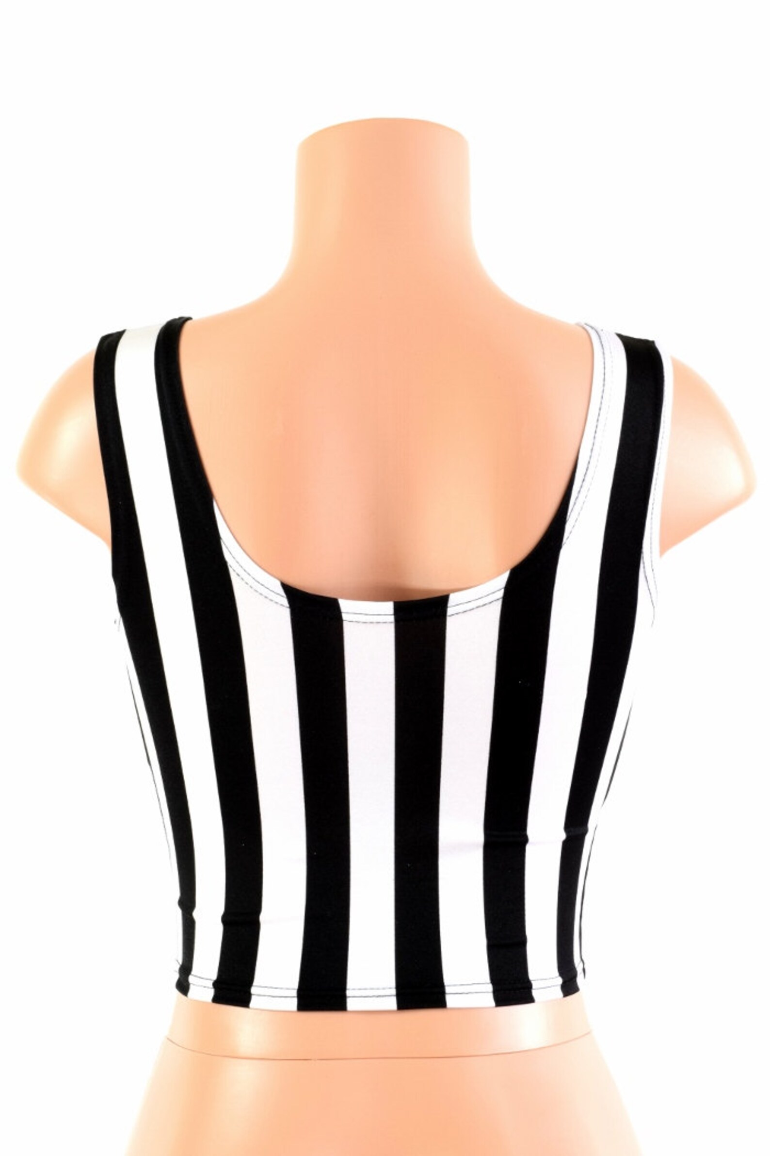 Black & White Striped Crop Tank 154259 | Etsy