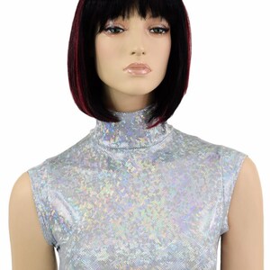 Frostbite Shattered Glass celia Dress With Turtle Neck and Mini Cap ...