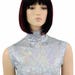 Frostbite Shattered Glass celia Dress With Turtle Neck and Mini Cap ...