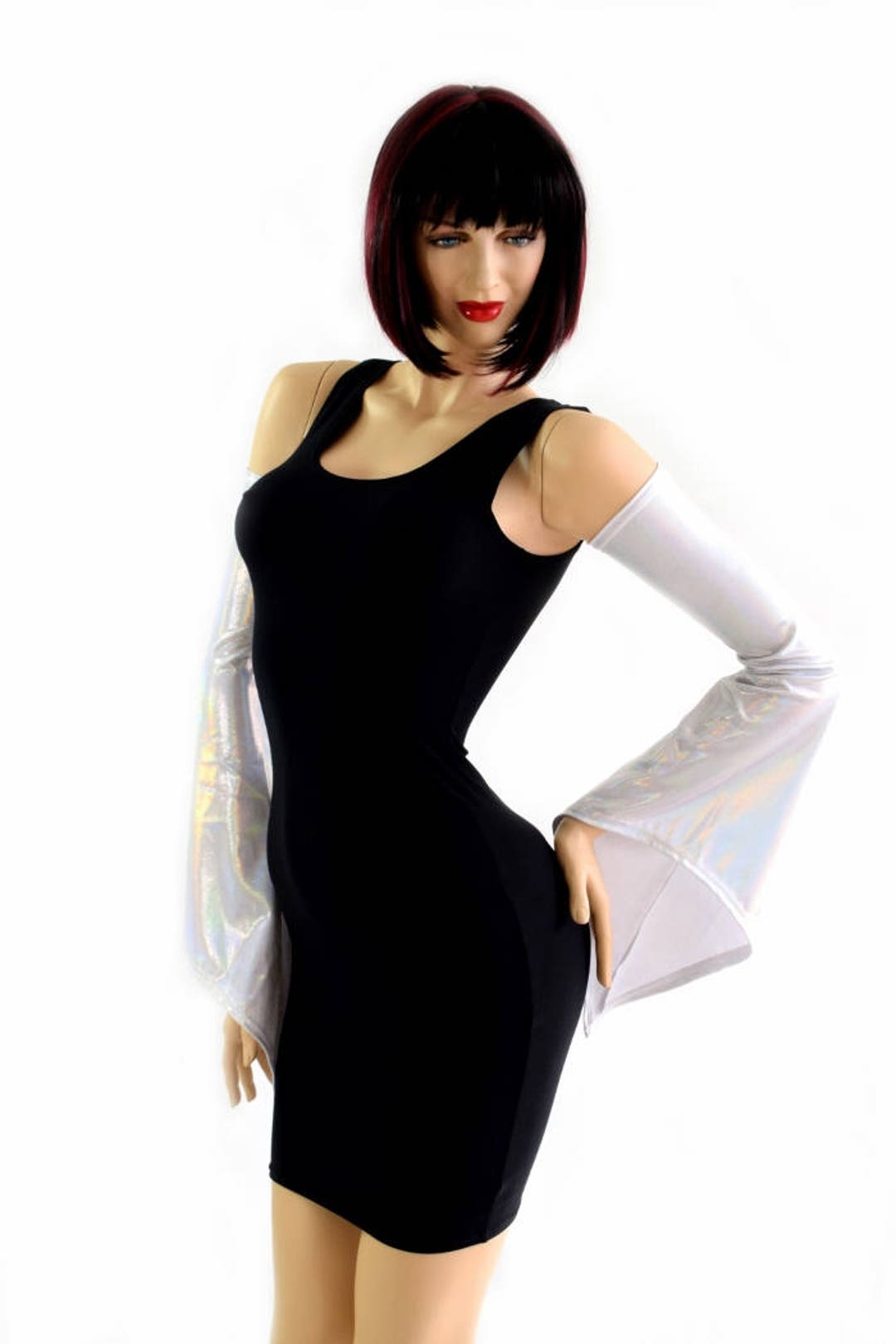 Flashbulb Holographic Pixie Arm Warmer Sleeves - - Etsy