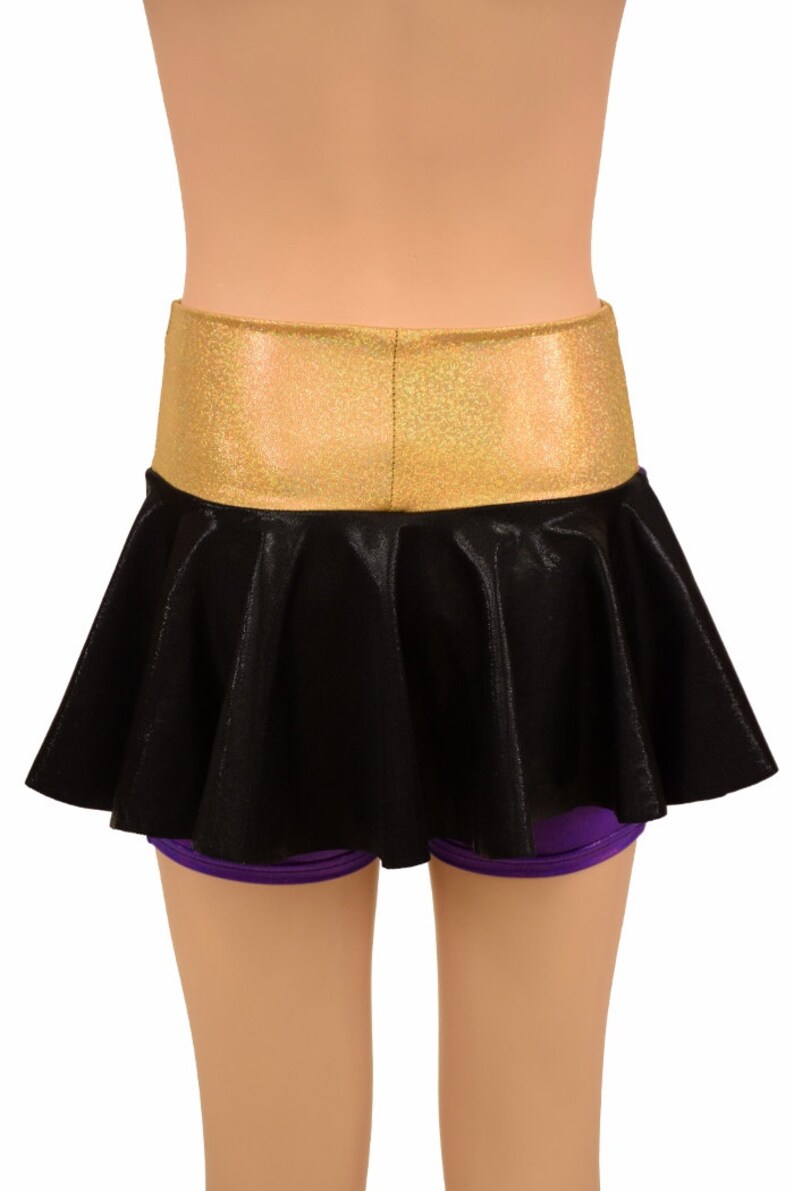 Kids Super Hero Ruffle Rump Dance Shorts // Gold SJ Waistband - Etsy