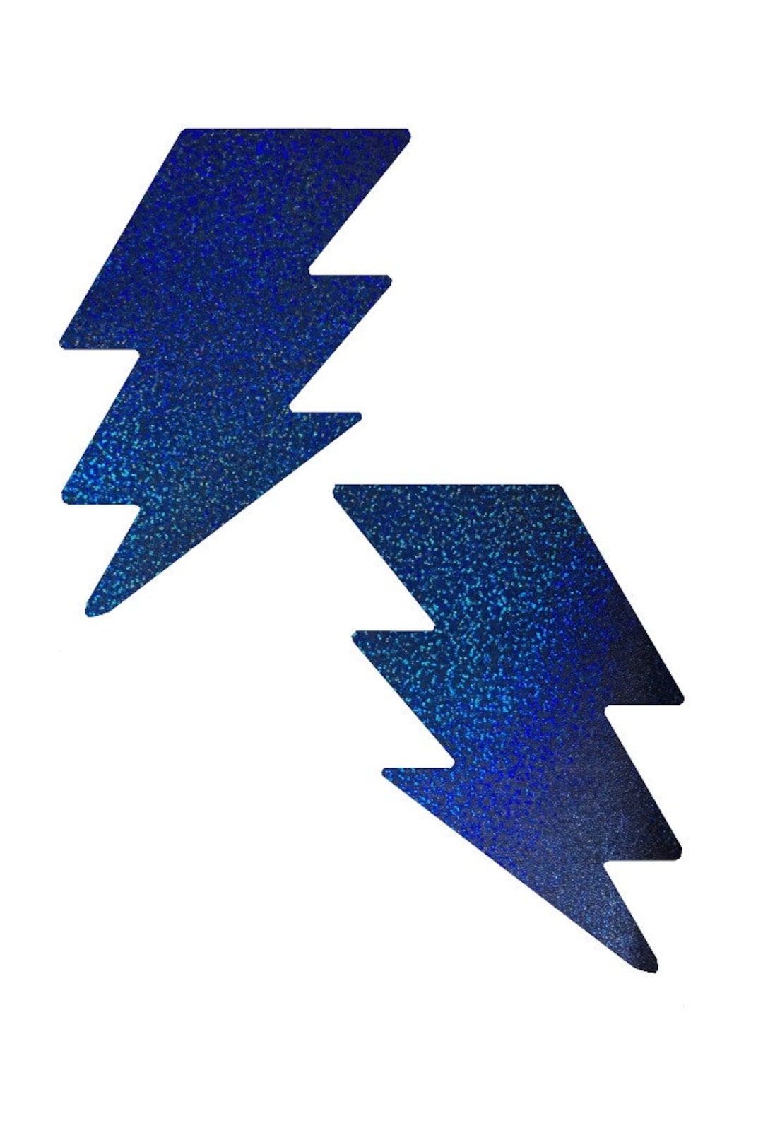 Blue Sparkly Jewel Bolt Pasties Body Stickers - Etsy