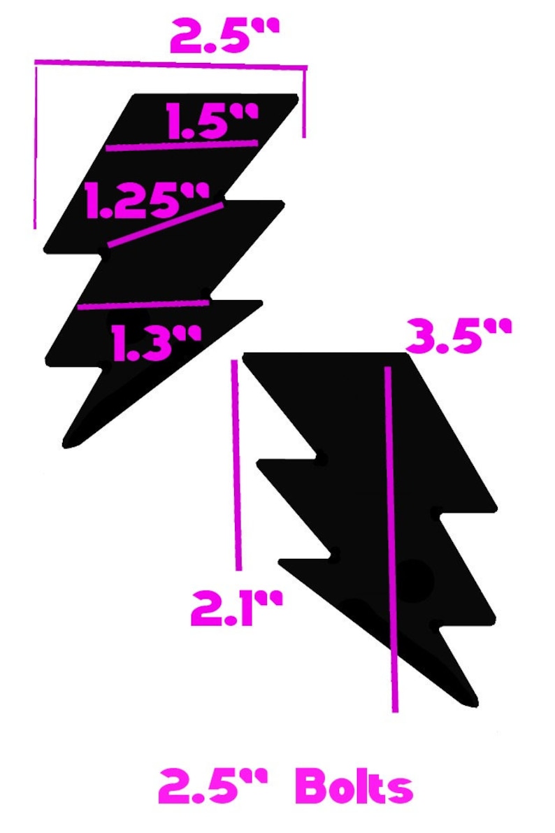 Green Lightning UV Bolt Pasties Body Stickers Thunder Black - Etsy