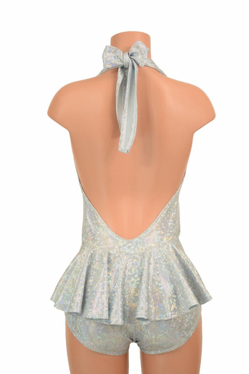 Frostbite Shattered Glass Ruffle Rump Josie Romper - Etsy