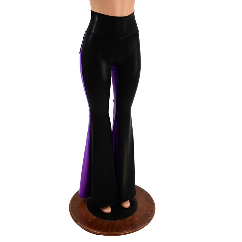 Two Tone High Waist Solar Flares With Back Pockets. All in - Etsy